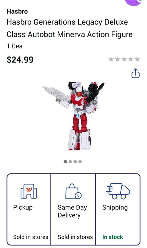 Legacy Minerva Is In Stock And Available To Ship From Walgreens R Transformers