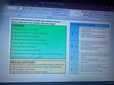 Aqa Paper 1 Reading Sams4 Teaching Resources