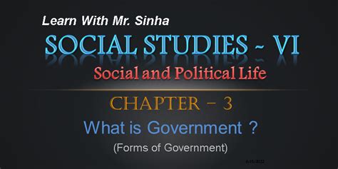 3 What Is Government Class 6 Forms Types Of Government Notes