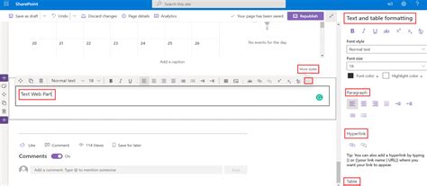 SharePoint Text Web Part Enjoy SharePoint