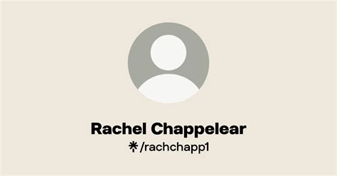Rachel Chappelear Linktree