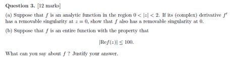 solved question 3 12 marks] a suppose that f is an