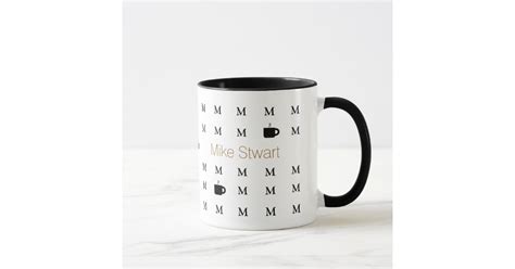 Custom Name Personalized Modern Mug Zazzle