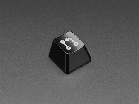 Etched Glow Through Keycap With Pull Request Logo MX Compatible