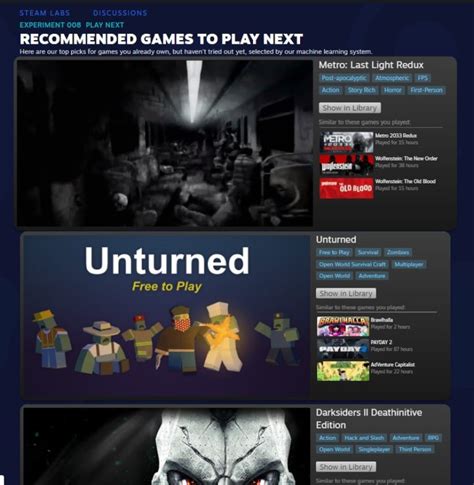 Steam เพิ่มระบบใหม่ที่จะช่วยคุณตัดสินใจว่าจะเล่นเกมอะไรที่ดองไว้ในคลัง