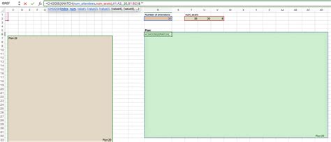 How To Get Excel To Display A Certain Part Of Sheet Depending On The Value Of Another Cell
