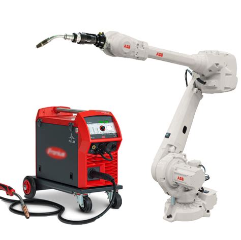 Abb Industrial Welding Robot With Abicor Binzel Mig Welding Robot Machine