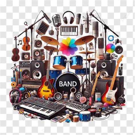 Diverse Musical Instruments Grouped Together Musical Instruments