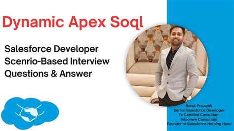 Salesforce Apex Dynamic Soql Query Interviw Scenrio Based Question Youtube