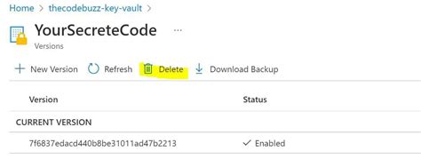 Azure KeyVault Create Purge Or Soft Delete Or Recover Secretes TheCodeBuzz