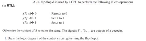 How To Go From Micro Operations To A Logic Diagram