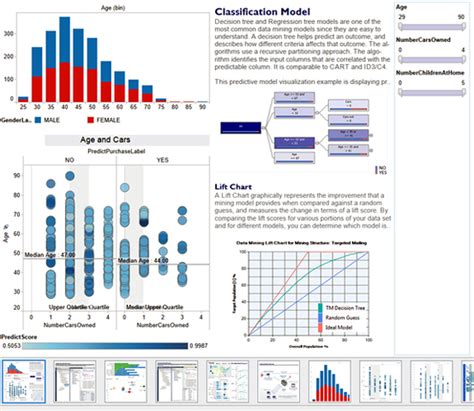 data mining visualization with microsoft analysis services