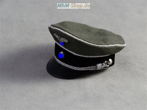 Did Kurt Meyer Panzermeyer German Visor Cap For Ss Officers In 16