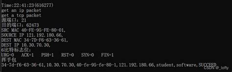 计算机网络实验：用 Winpcap 监听并解析 Ftp 命令和捕获tcp握手包和挥手包实验三 运用ftp命令抓取tcp头结构ppt Csdn博客