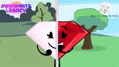 Inanimate Legacy Diamond And B F B B F D I Ruby By Darkesthowler36 On