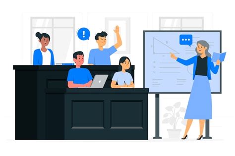 Teaching Class Illustration Vectors And Illustrations For Free Download