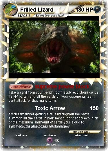 Pokémon Frilled Lizard 1 1 Supreme Power Block My Pokemon Card