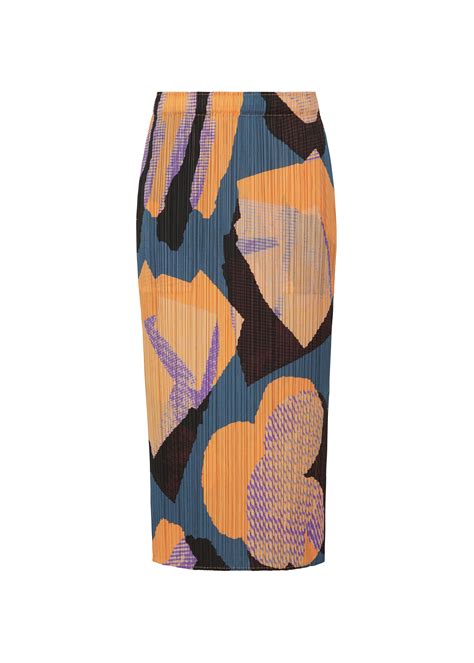 Meteorite Skirt Greyish Navy Issey Miyake Eu
