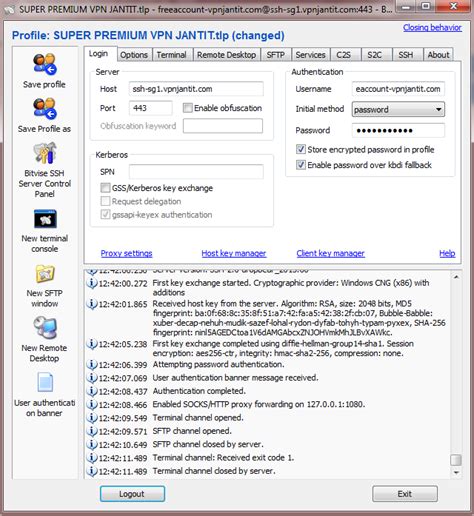 Tutorial Membuat Akun SSH Gratis VPN JANTIT