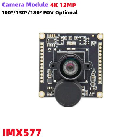 Imx577 Sensor 12mp 4k Wide Angle 130degree Micro Mini Usb Camera Module