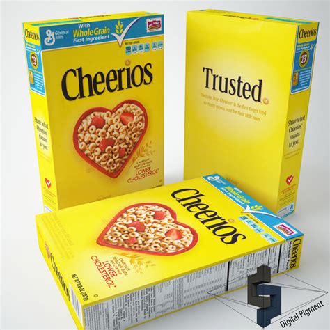 Cheerios 3d Model 5 Obj 3ds Max Free3d
