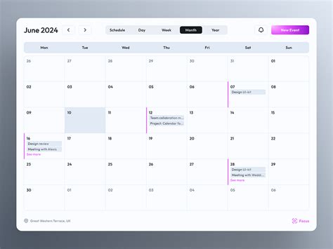 Calendar Component By Mehran Malekpour On Dribbble