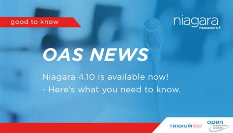 Niagara Framework Always Evolving 410