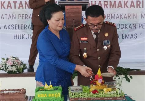 Walikota Tomohon Mengucapkan Selamat Hari Bhakti Adhyaksa Ke Dan