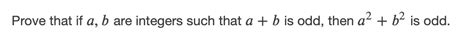solved prove that if a b are integers such that a b is