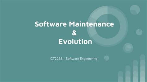 Software Maintenance And Evolution Pdf