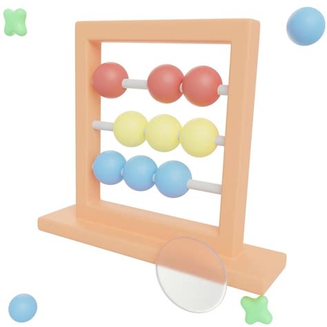 Premium Photo 3d Abacus Illustration