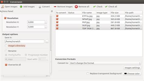 Mudah Resize Multiple Image Dengan Converseen Pada Linux Ambilgratis