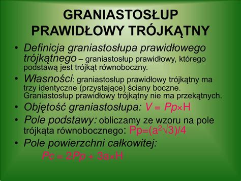 PPT Graniastosłupy PowerPoint Presentation free download ID