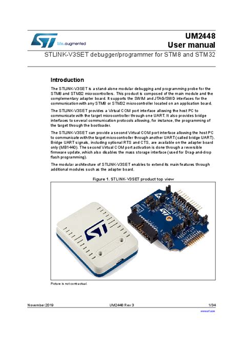 Stlink V3set Debugger Programmer User Manual