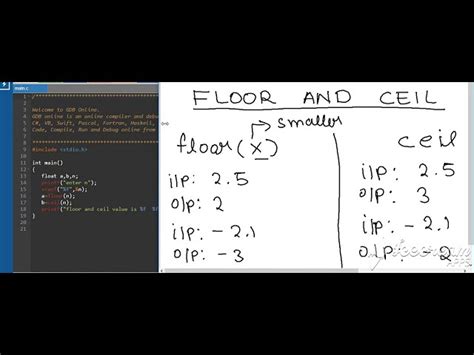 Ceiling And Floor Function In C Shelly Lighting