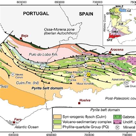 A Iberian Massif Zones Cz Cantabrian Zone Walz West Download