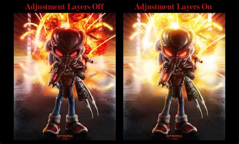 Battle Sonic Explosion Adjustment Layer Comparison By Dlt2020 On Deviantart