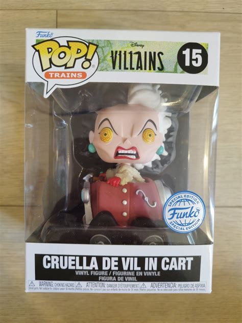 Funko Pop Disney Villains Cruella De Vil In Cart Hobbies And Toys