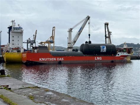 Knutsens Lng Bunkering Newbuild Gets Two Tanks In Spain Lng Prime