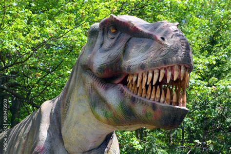 Tyrannosaurus Is A Genus Of Coelurosaurian Theropod Dinosaur The