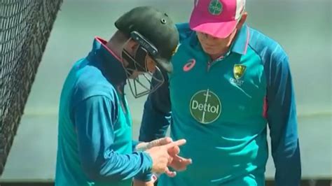 Steve Smith Injury Scare Worrying Vision Captures Star Batter In