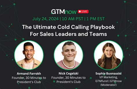 How To Build And Execute A Signal Based Sales System Gtmnow