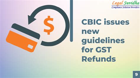 Gst Refunds Guidelines Legal Suvidha Providers