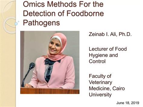 Omics Methods For Detection Of Foodborne Pathogens Pptx