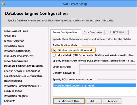 Permissions Specify Sql Server Administrators Unusual Default