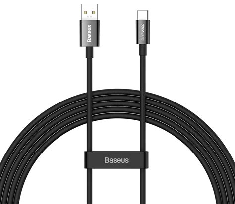 Кабел Baseus Superior SUPERVOOC USB към USB Type-C - CAYS001001 ...