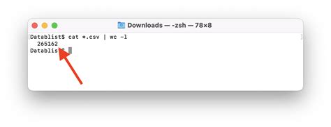 Count The Number Of Rows Of A CSV File On Linux Or MacOS Terminal Datablist