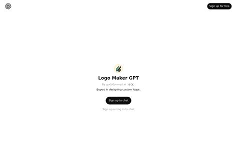 Logo Maker Gpt Créez Et Améliorez Lart Avec Un Design Intelligent