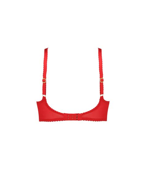 Дантелен сутиен Ozella Agent Provocateur червен Gomezbg
