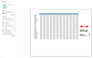Troubleshooting Excel Print Margins
